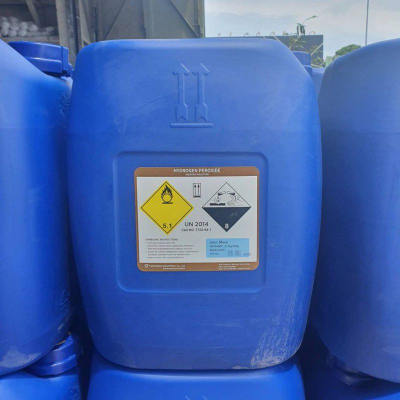 Hidrogen Peroksida / H2O2 50 % Teknis 30 liter