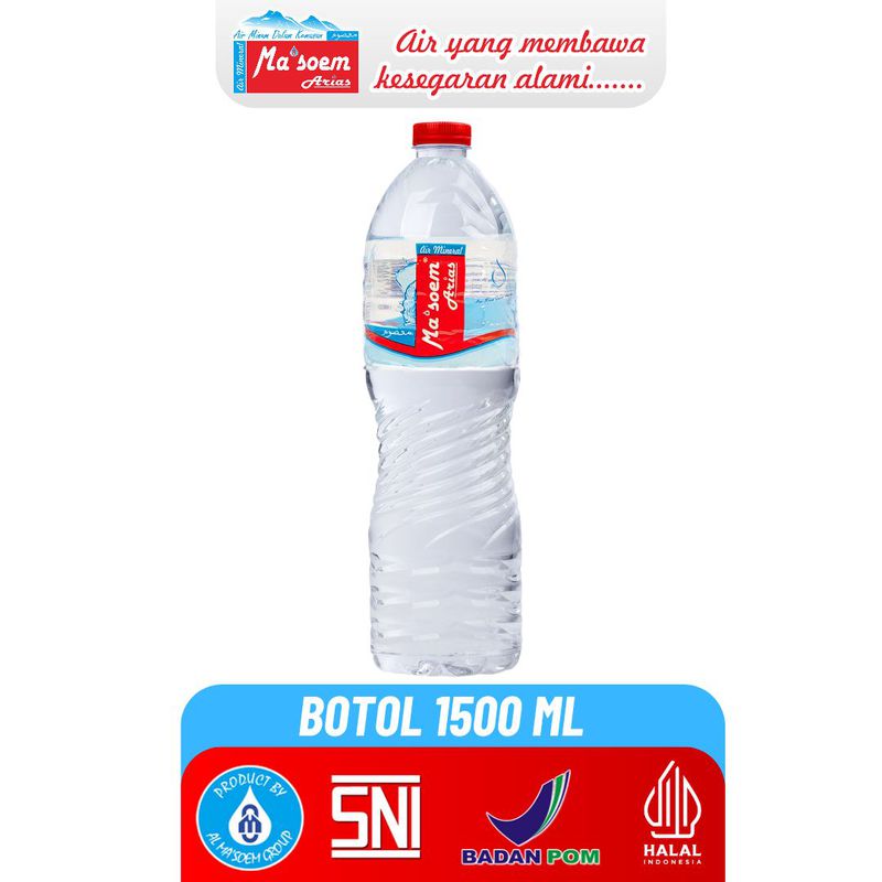 Air Mineral Ma'soem Arias [Botol 1500 ml]