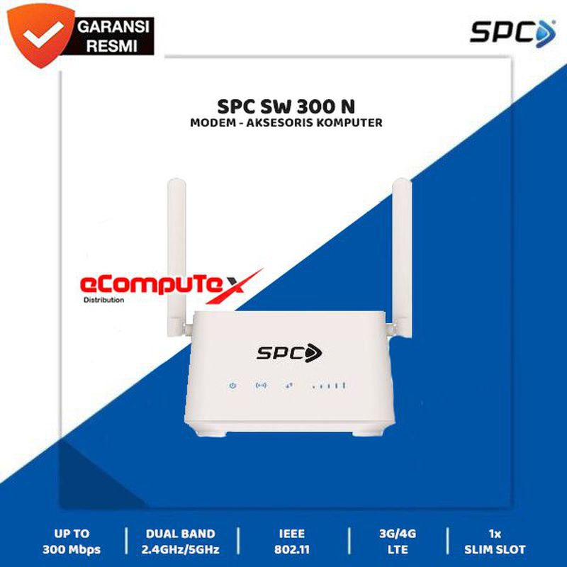 SPC MODEM ROUTER SW 300 N - 4G LTE UP TO 300 MBPS DUAL BAND - TKDN