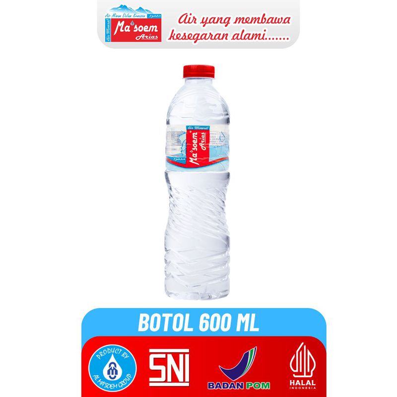 Air Mineral Ma'soem Arias [Botol 600 ml]
