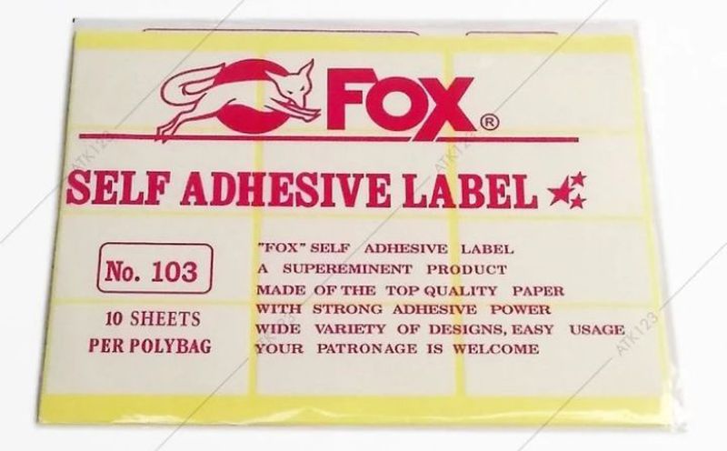Label Fox 103