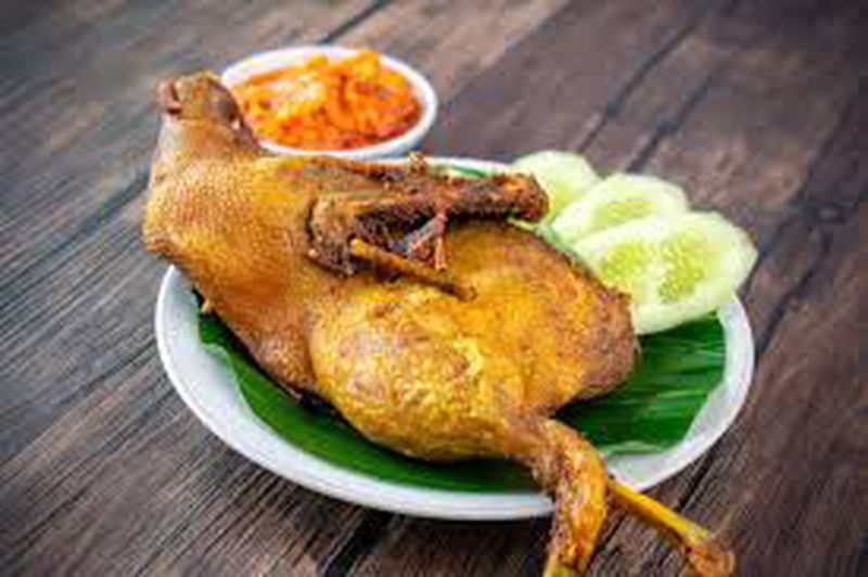 Box Nasi Lauk Bebek Goreng Gandok - Bebek Bakar