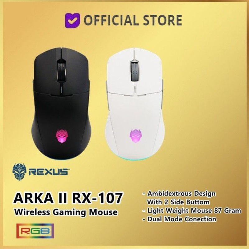Mouse Rexus Arka II - Putih