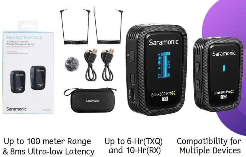 WIRELESS MICROPHONE SARAMONIC Q10
