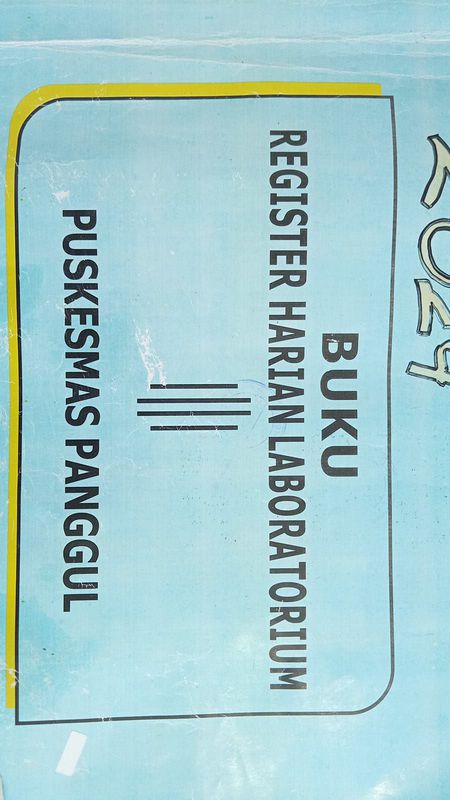 Buku Register Harian Laboratorium A3