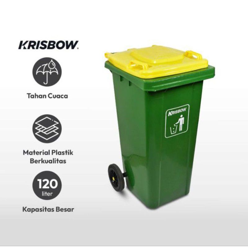 Tempat Sampah Krisbow 240 Liter