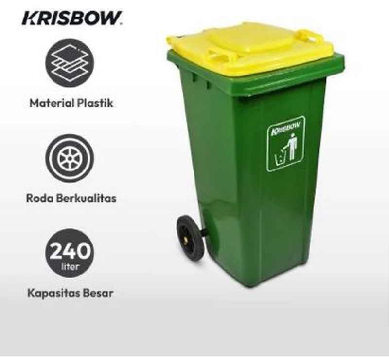 TEMPAT SAMPAH RODA 240L