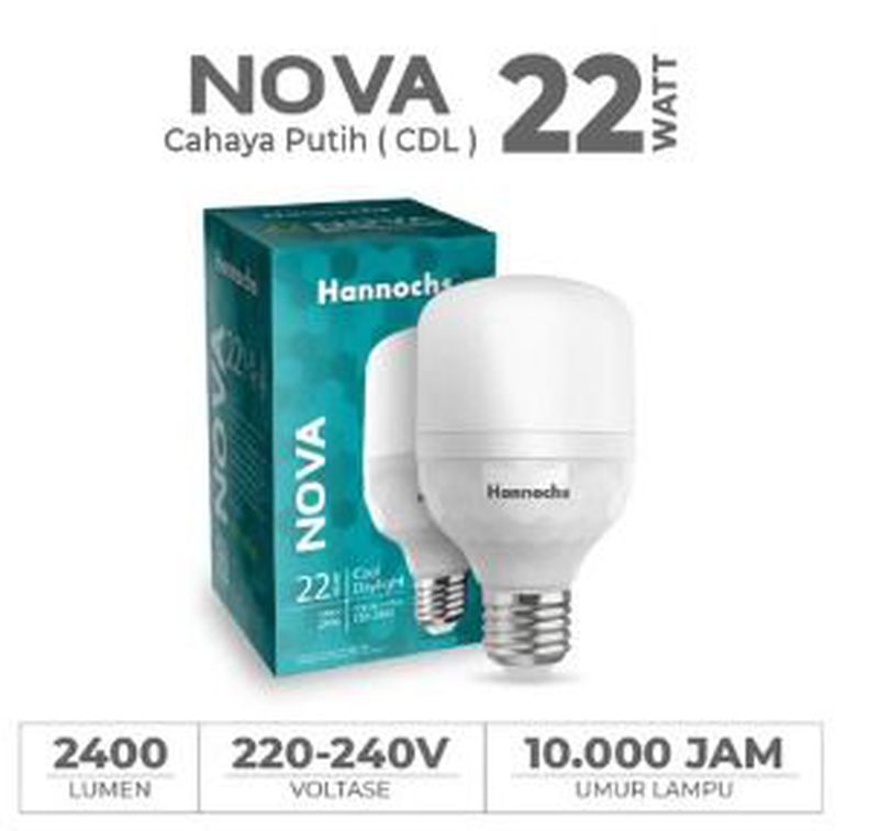 Lampu Bohlam LED Cahaya Putih
