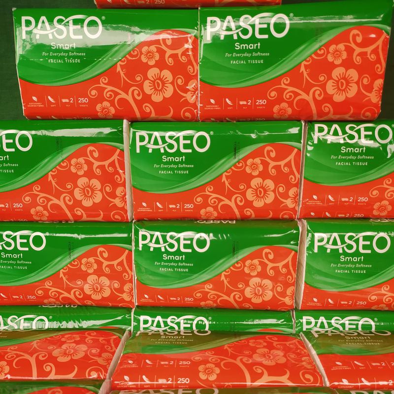 Tisu Paseo Smart 250 sheets 2 ply