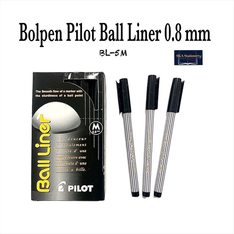 BALLPOINT BALL LINER WARNA HITAM
