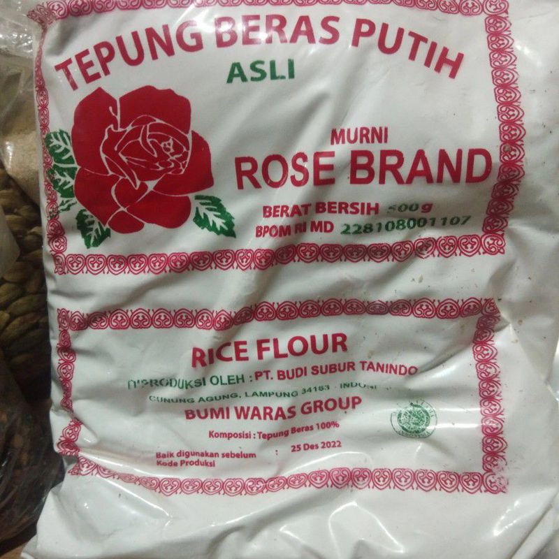 Tepung beras rose brand 500 gr