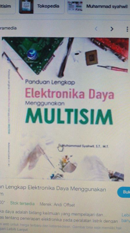 PANDUAN LENGKAP ELEKTRONIKA DAYA MENGGUNAKAN MULTISIM