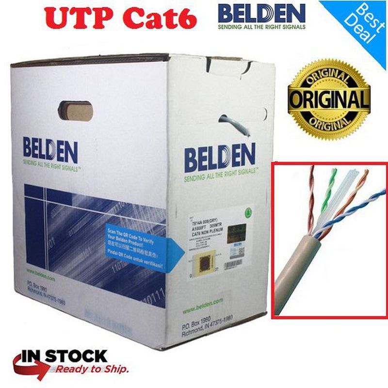 BELDEN 7814A Kabel LAN UTP Cat. 6 Roll/Box/300M