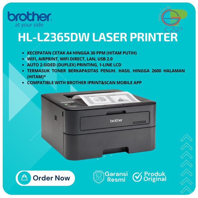 BROTHER HL-L2365DW Laser Printer