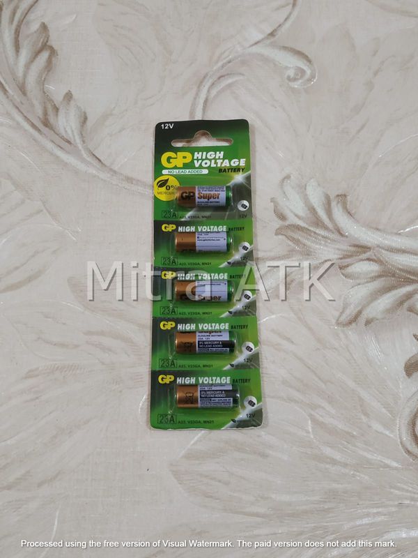 Baterai seri 23A, 12V, kegunaan untuk Kamera