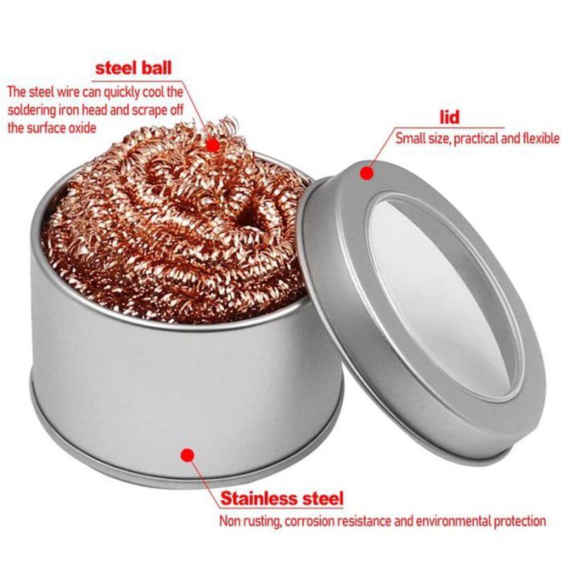 Cooper Ball Kawat / Pembersih Mata Solder