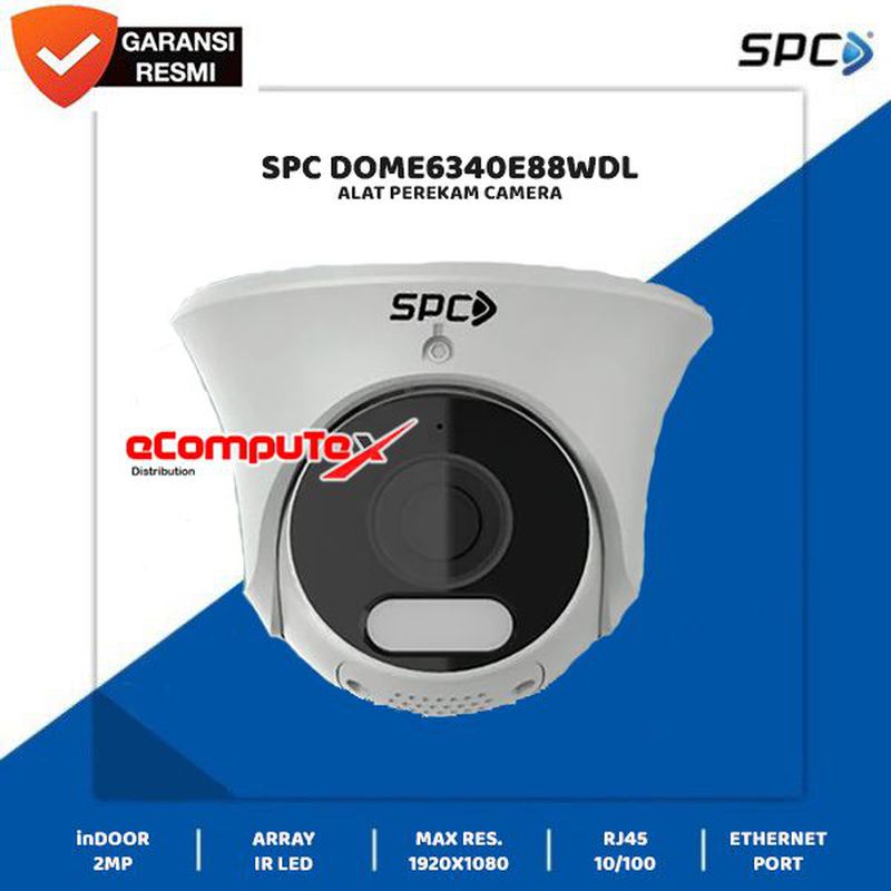 SPC CAMERA IP DOME6340E88WDL INDOOR - 2MP IR LED - TKDN RESMI