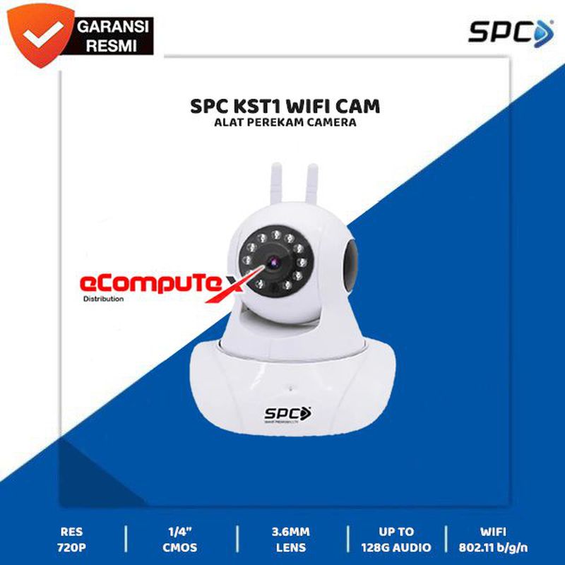 SPC BABY CAM KST1 WIFI CAM - 720P 1/4" CMOS 3.6MM LENS
