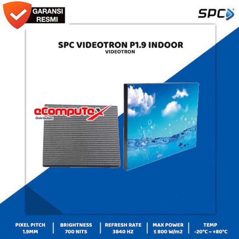 SPC VIDEOTRON P1.9 INDOOR - MODULE DG KABINET 1.9MM - TKDN RESMI