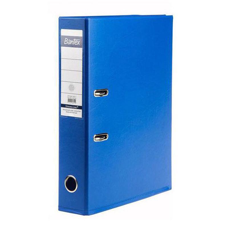 Ordner Bantex Seri 1465. Ukuran F4, Warna Biru