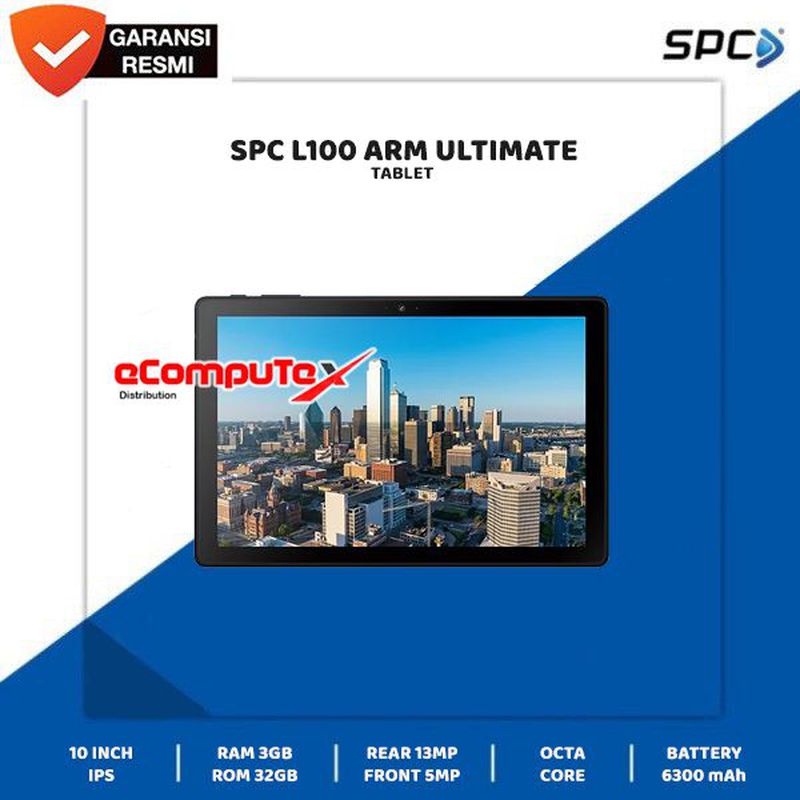 SPC PC TABLET L100 ARM ULTIMATE - 3GB/32GB 10.1" 13MP/5MP ANDROID 11