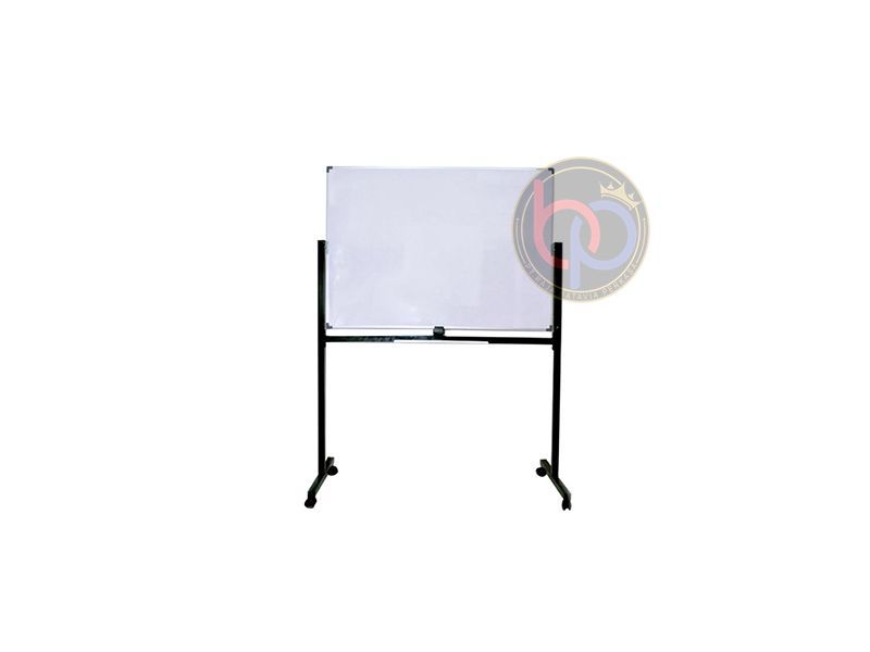 PAPAN TULIS / WHITE BOARD 1 MUKA SISI / SINGLE FACE KAKI RODA BERDIRI ...