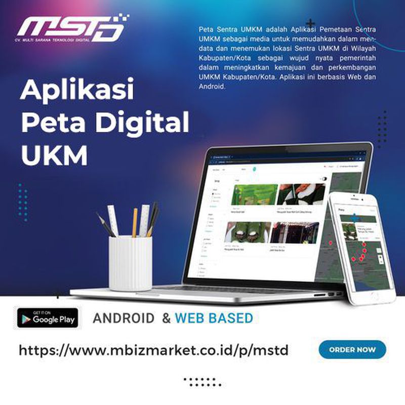 Aplikasi Peta Digital UKM Web Based & Android