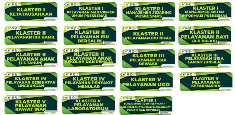 Stiker Nama - Nama Ruangan 35cm x 12cm