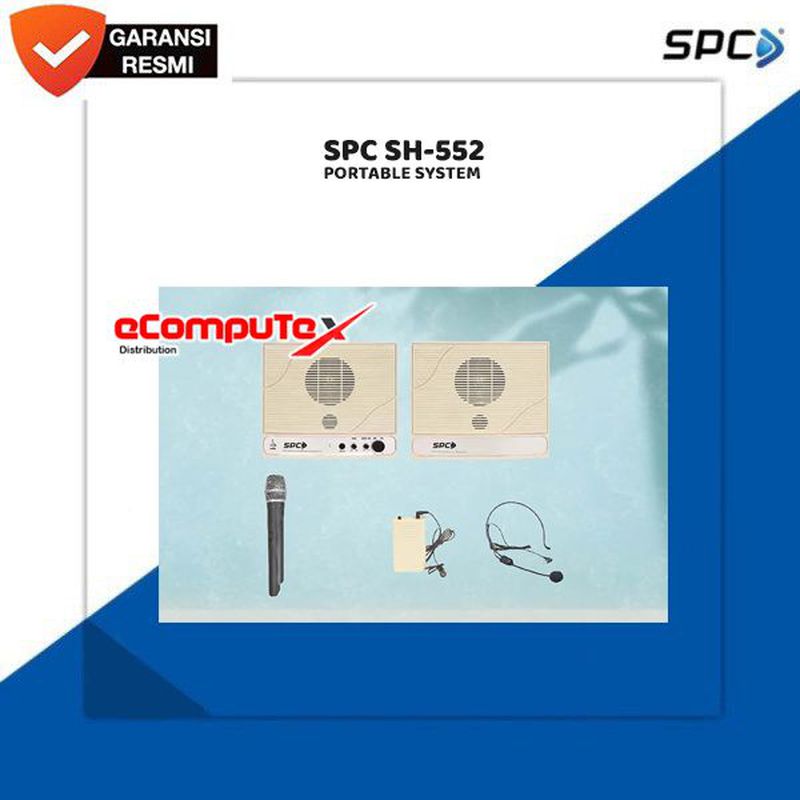 SPC PORTABLE PA SYSTEM SH-552 - AC 100 -240V