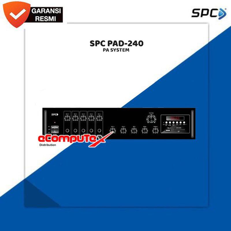 SPC PUBLIC ADDRESS AMPLIFIER WITH 24VDC PAD-240