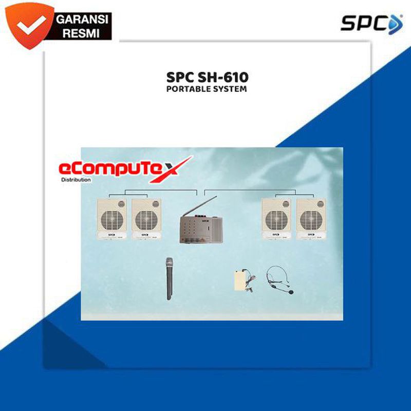 SPC PORTABLE PA SYSTEM SH-610 - AC 100 - 240V