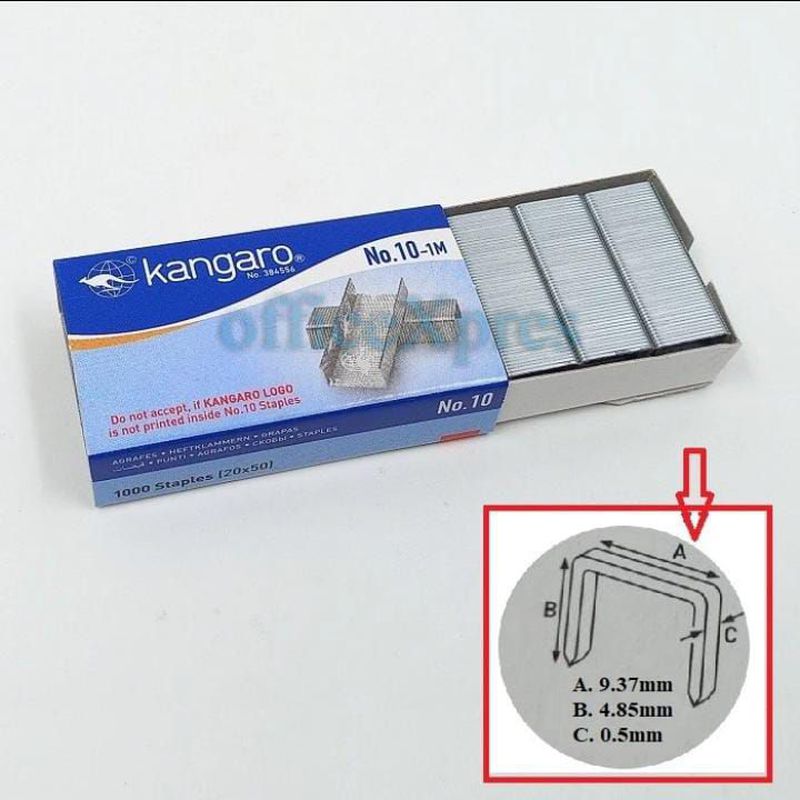 Isi Staples No.10