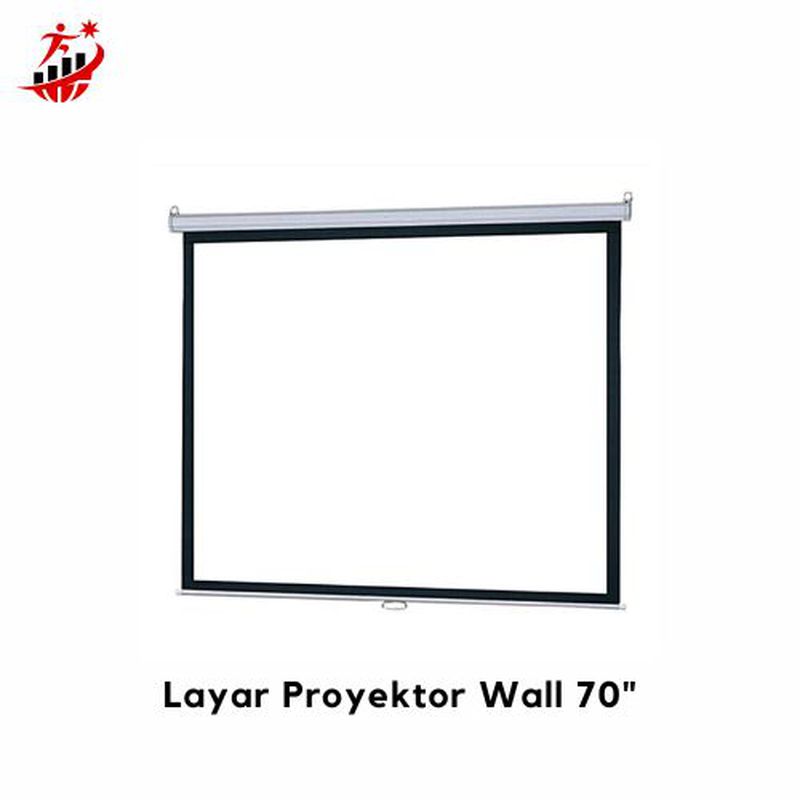 Layar Proyektor Wall 178cm x 178cm