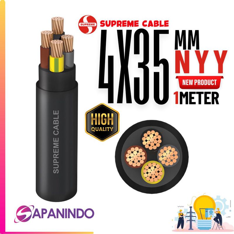 KABEL LISTRIK SUPREME NYY 4X35 MM (1 METER)