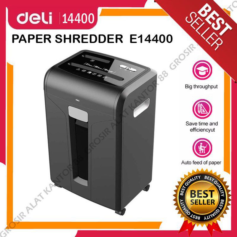 Paper Shredder DELI E14400 / Mesin Penghancur Kertas DELI 14400
