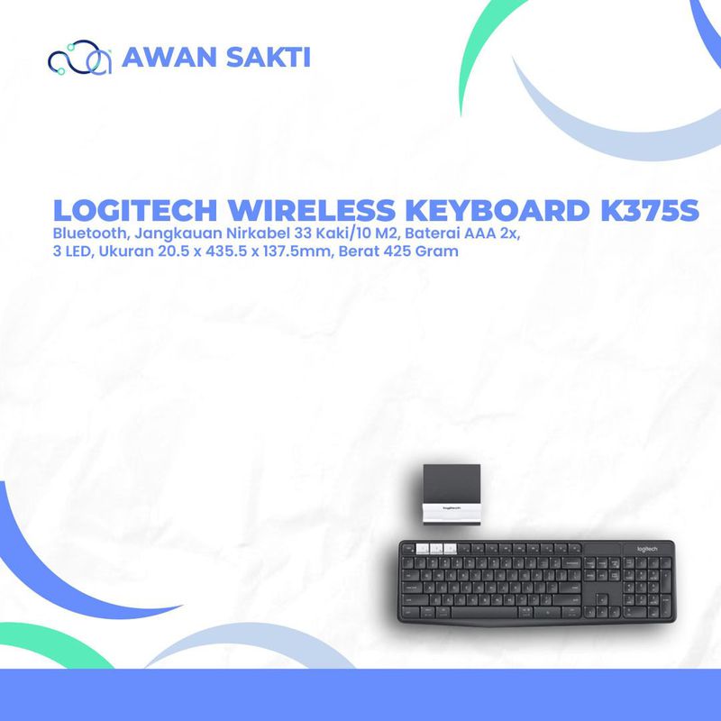 LOGITECH WIRELESS KEYBOARD K375S
