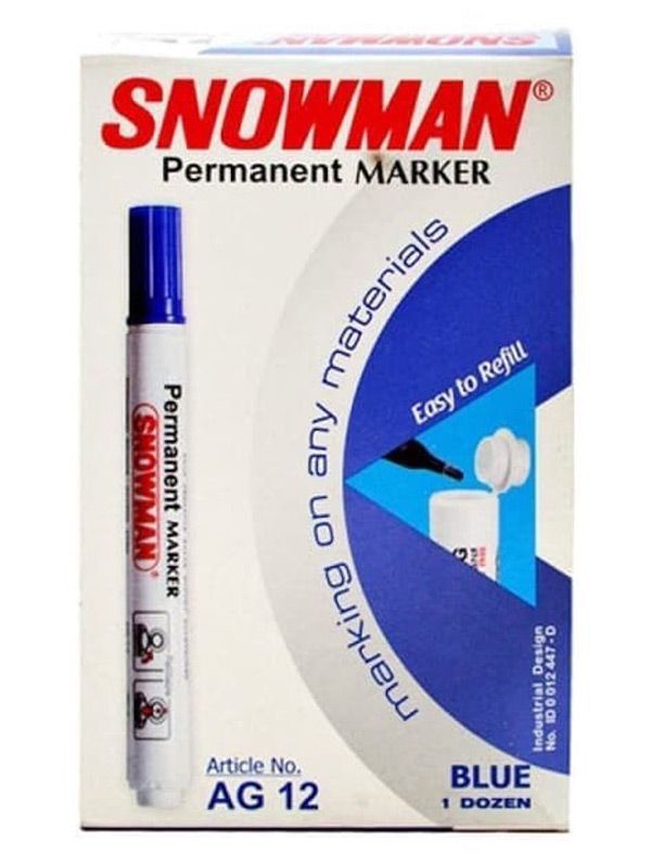 Spidol WB Snowman Biru