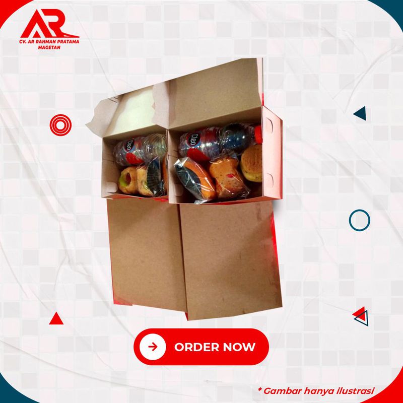 Snack Kotak/Snack Box/Snack Box Isi Aneka Kue,Roti Kering,Jajanan Pasar ...