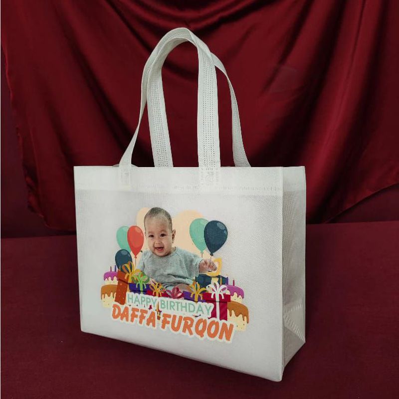 Tas custom printing full color | Goodiebag sablon ulang tahun