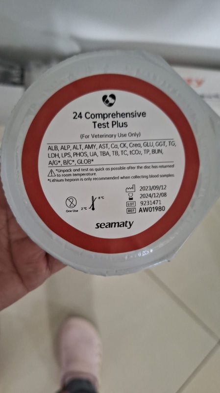 24 COMPREHENSIVE TEST PLUS (For VETERINARY Use Only)