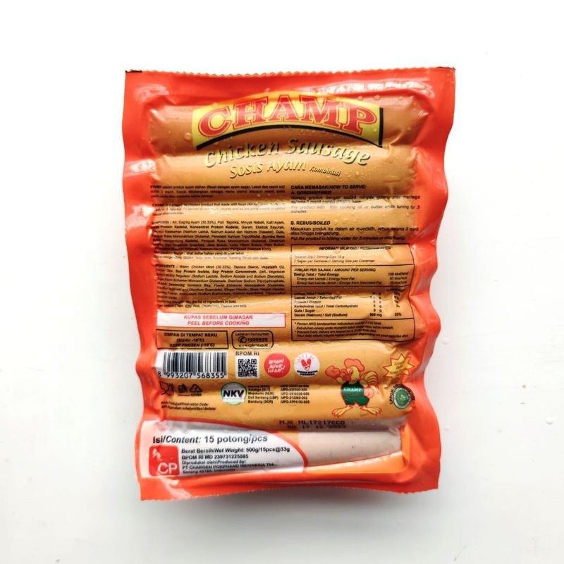 SOSIS CHAMP 500GR