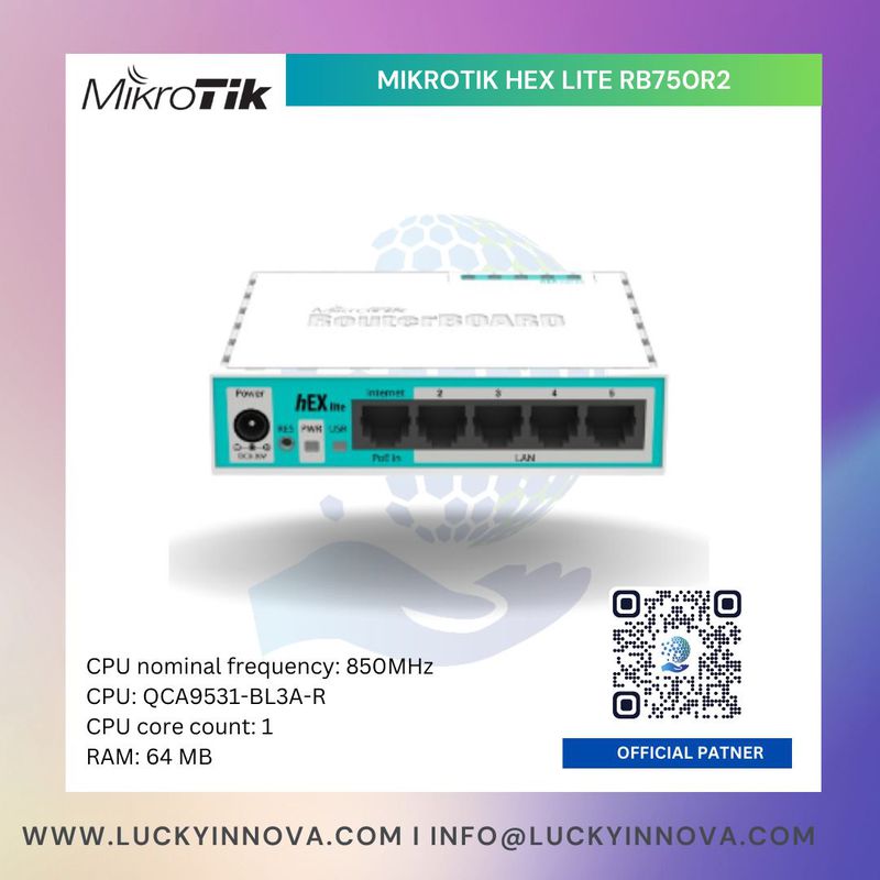 MIKROTIK HEX LITE RB750R2