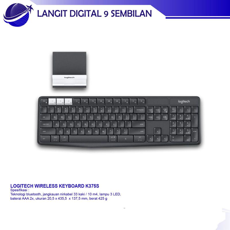 LOGITECH WIRELESS KEYBOARD K375S