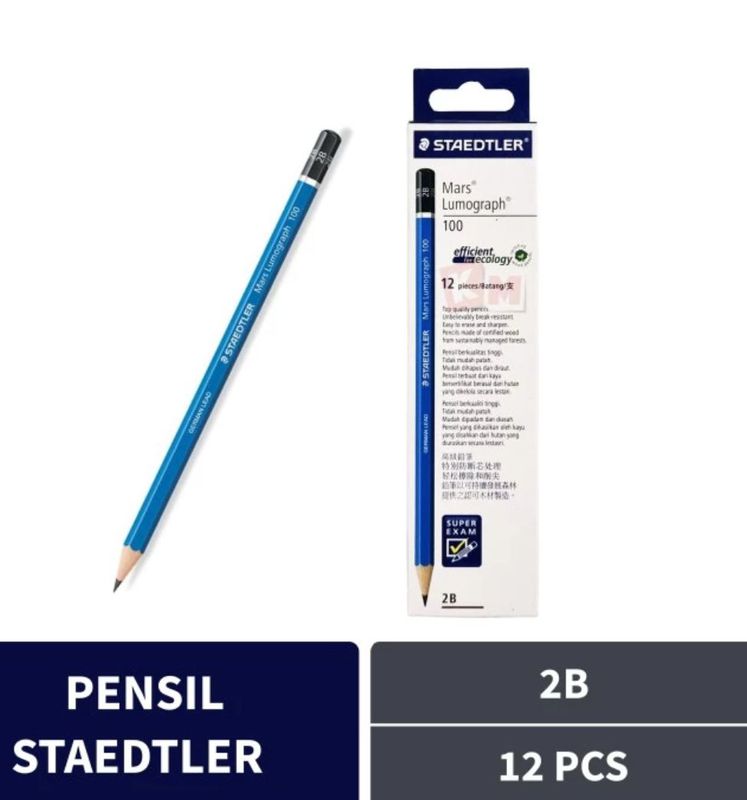 Pensil 2B isi 12
