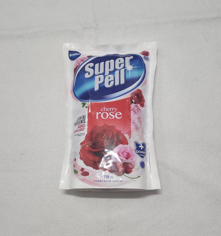 Super Pell Pembersih Lantai Rasa Cherry Rose 770 ml