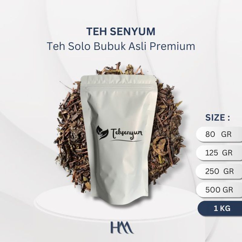 Teh Senyum - Teh Solo Asli Premium / Bubuk Teh Racikan - 1 Kg