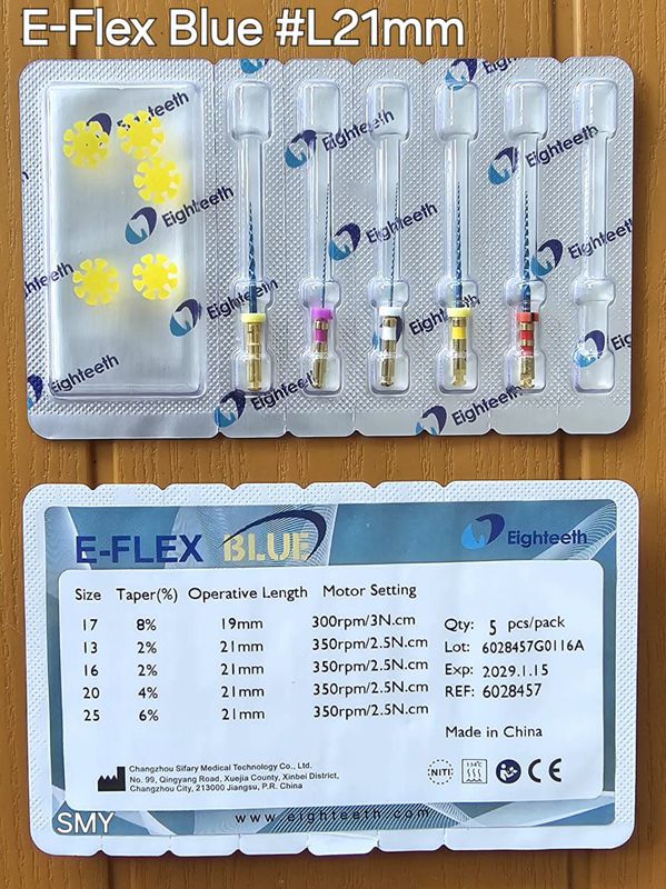 Jarum Protaper E-Flex Blue - #L21mm