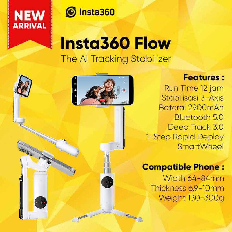 Insta360 Flow Standalone (Gray)
