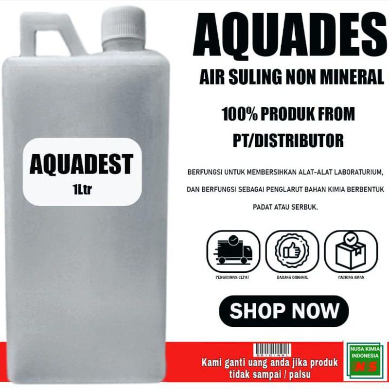 Air Suling (Aquades) 1 Liter
