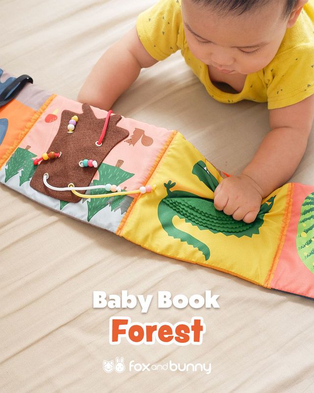 Baby Book Series - Forest (Buku Stimulasi Sensori Bayi Umur 0 - 1 Tahun)